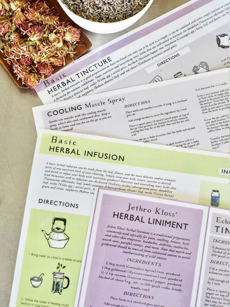 Herbal Preparations Recipe Guides – Herbal Academy