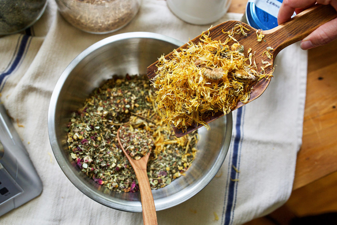 How To Formulate A Gut-Nourishing Herbal Tea Blend