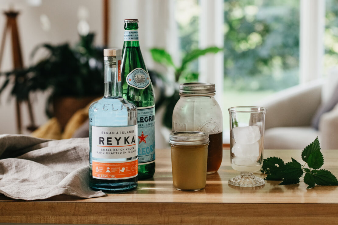 A Toast With Spring Sting Nettle Cocktail From the Botanical Mixed Drinks Recipe Book – Herbal ...