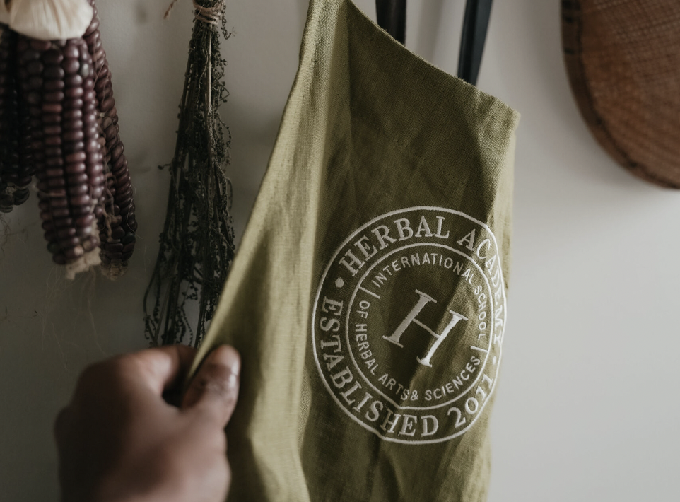 Herbal Academy Linen Apron