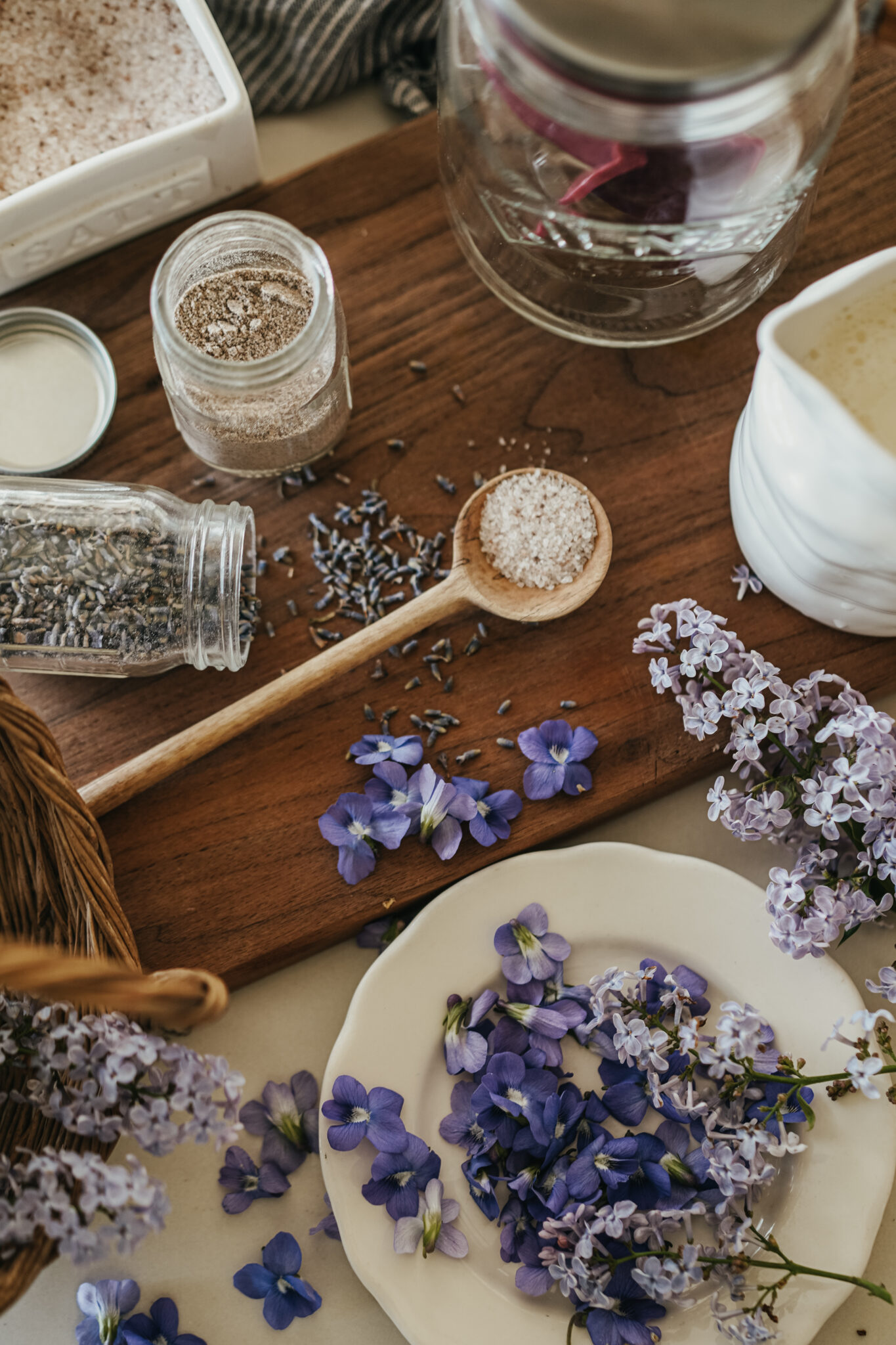Homemade Butter with Lavender, Cardamom, and Fresh Flowers – Herbal Academy