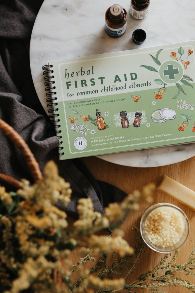 Herbal First Aid for Common Childhood Ailments Guidebook