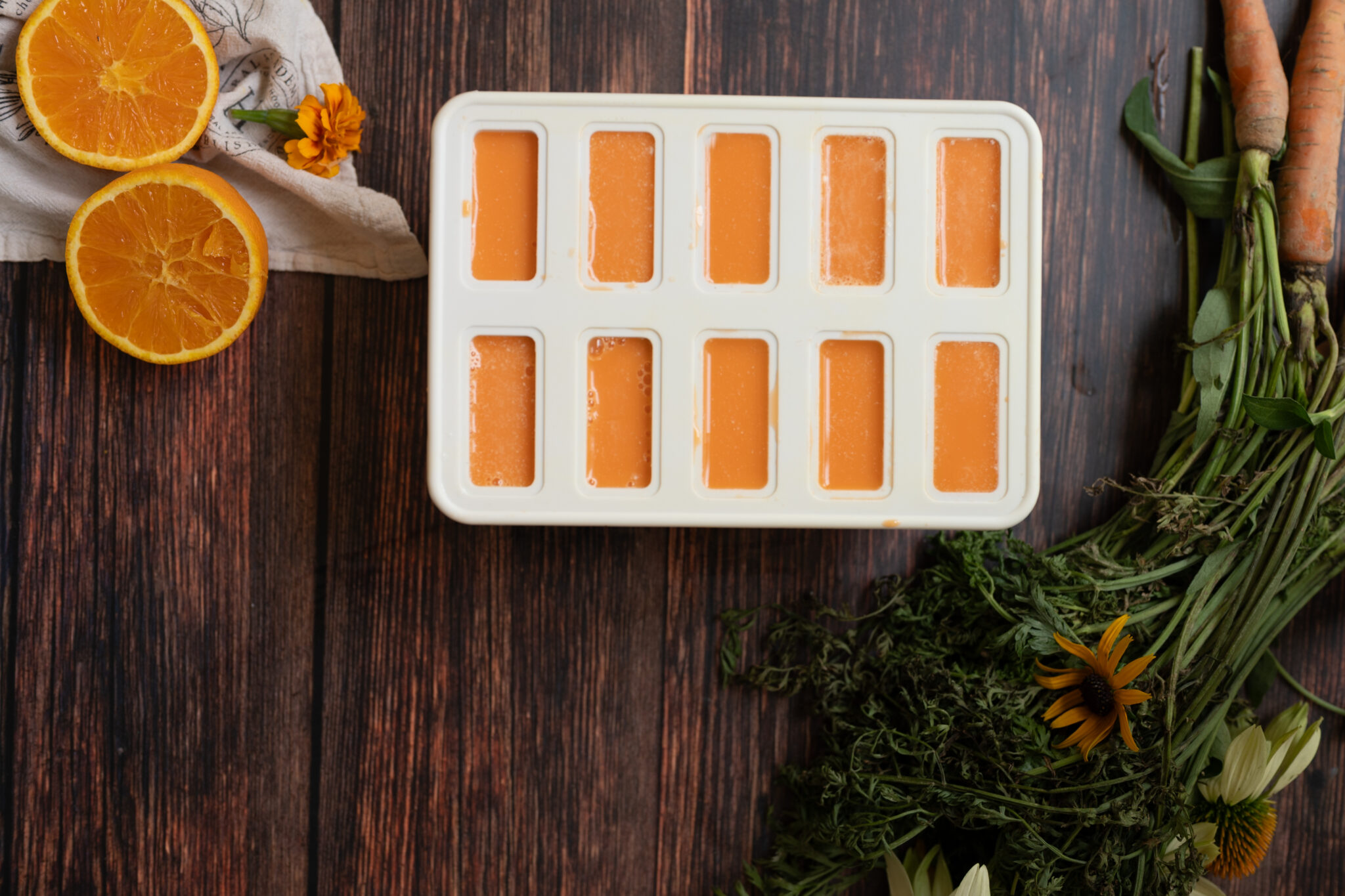 Vitamin C Carrot Calendula Orange Popsicles Recipe – Herbal Academy